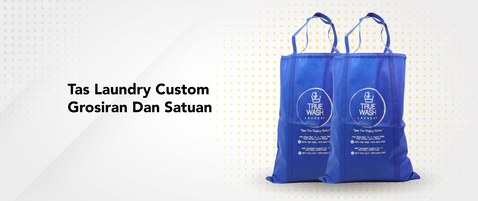 Tas Laundry Custom Grosiran dan Satuan - Produsen Kaos - Kemeja - Jaket ...
